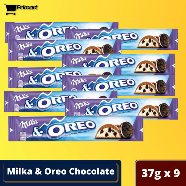 Milka & Oreo Chocolate 37g x 9 | Daraz.lk