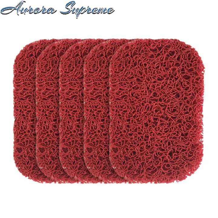Easy-drain Soap Mat 5 Pack Non-slip Soap Holder Mats Bpa-free Self ...