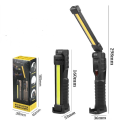 Folding COB XPE LED Work Light Handheld Flashlight with Built-in ...