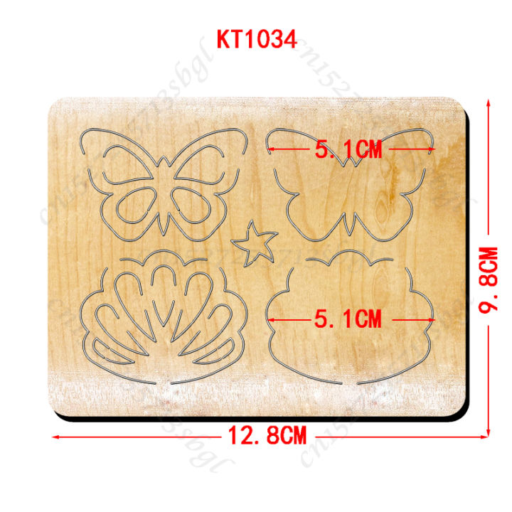 Butterfly Cutting Dies - New Die Cutting And Wooden Mold Kt1034 ...