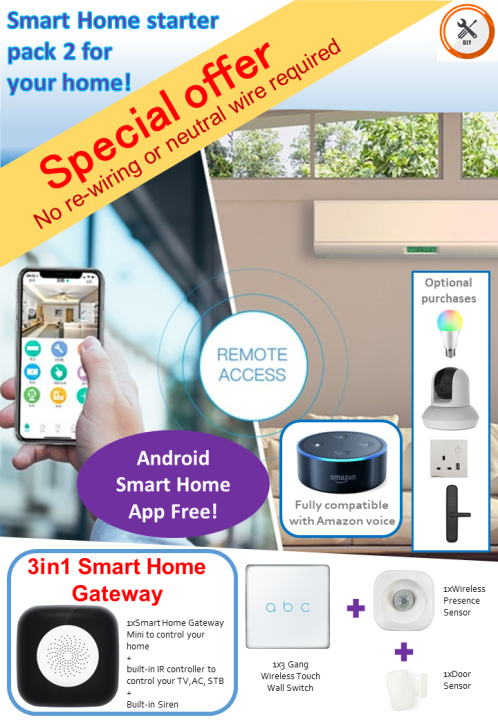 Deuron Geeklink Smart Home Automation Starter Kit 2 | Daraz.lk