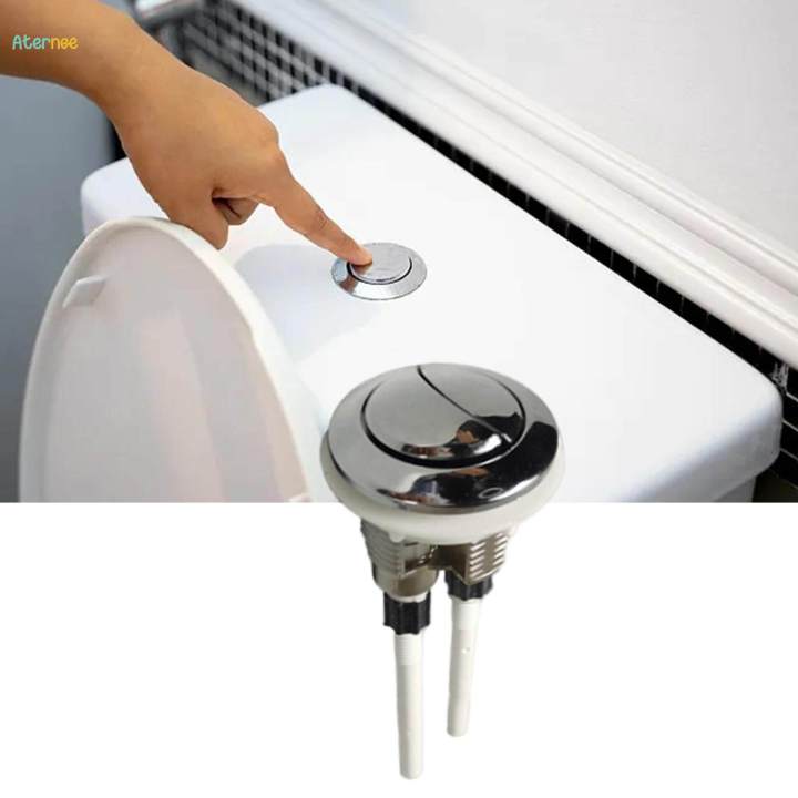 Toilet Tank Dual Flushs Button Dual Push Flushing Bathroom Toilet ...