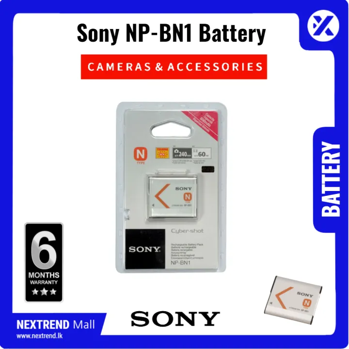 OEM Sony NP-BN1 600mAH 3.6V N Type Rechargeable High Capacity Battery ...
