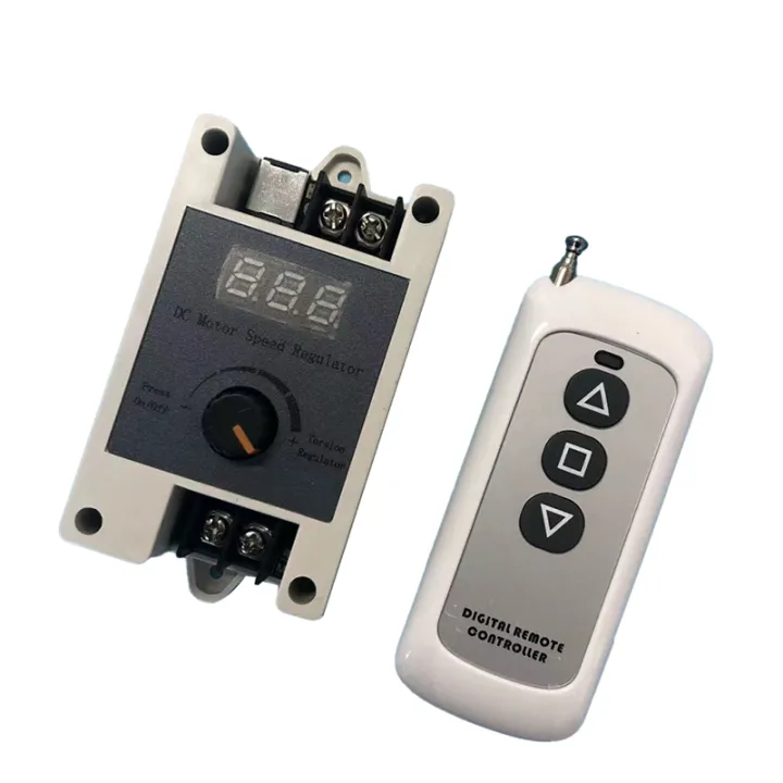 Wireless Remote Control DC Motor Speed Regulator Switch 12V 24V for ...