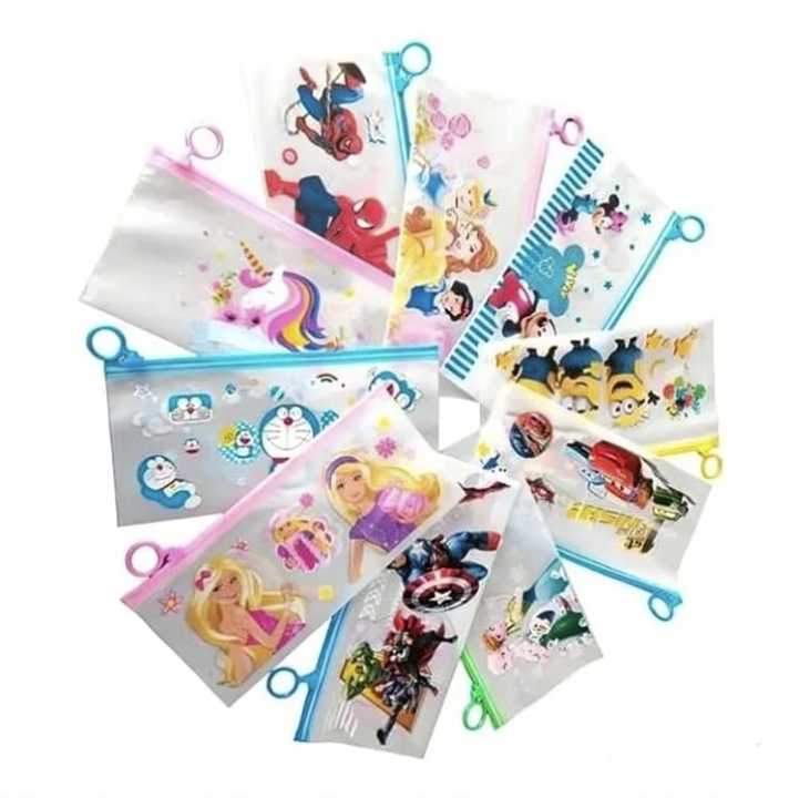 Cartoon Transparent Ziplock Bag 4 PCs | Daraz.lk