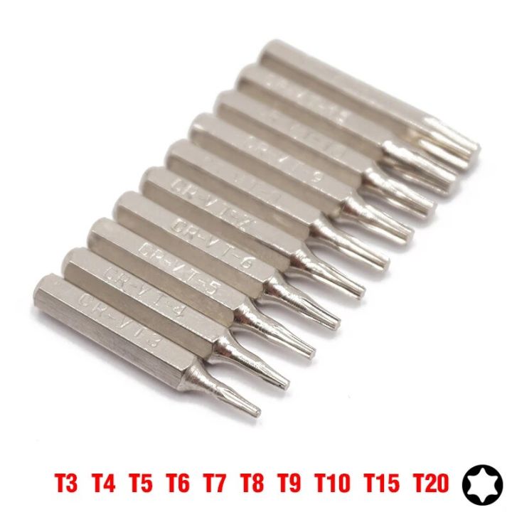 LeiyanAffordable mini screwdriver 10pcs 4mm Hex Shank Torx 28mm Length ...