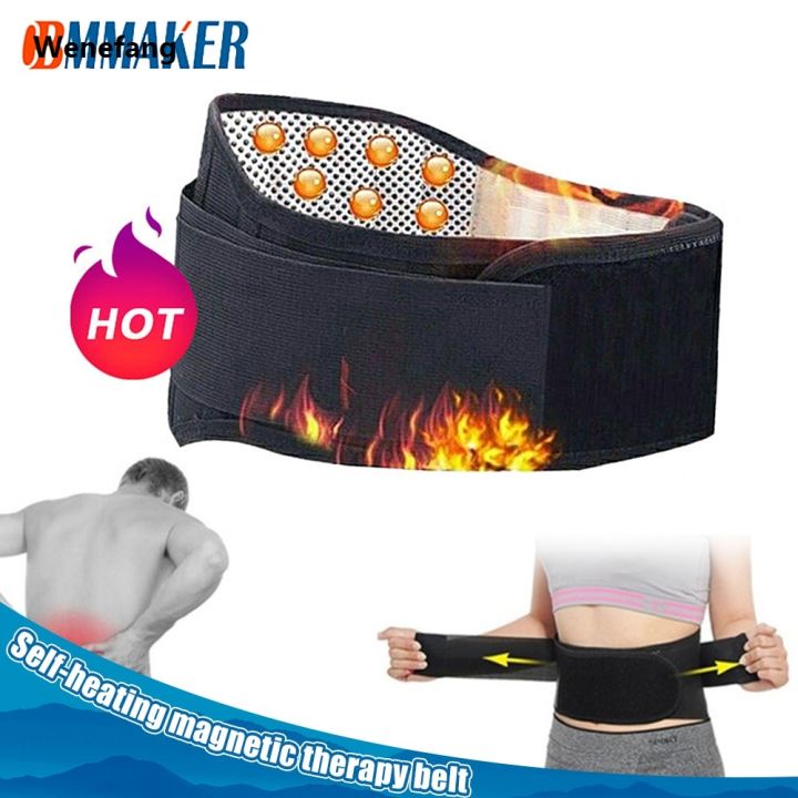 Wenefang Adjustable Waist Tourmaline Self Heating Magnetic Therapy Back ...