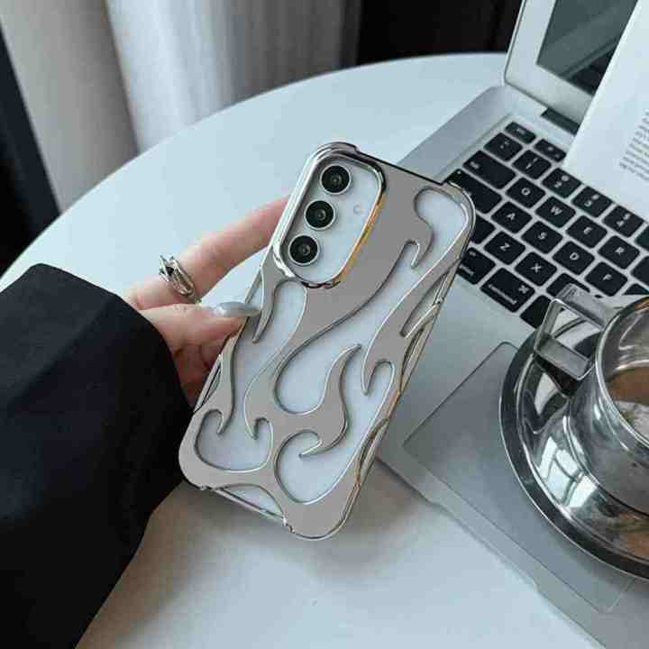 HODON Matte Hollow Flame Shockproof Phone Case for Samsung Galaxy S22 ...