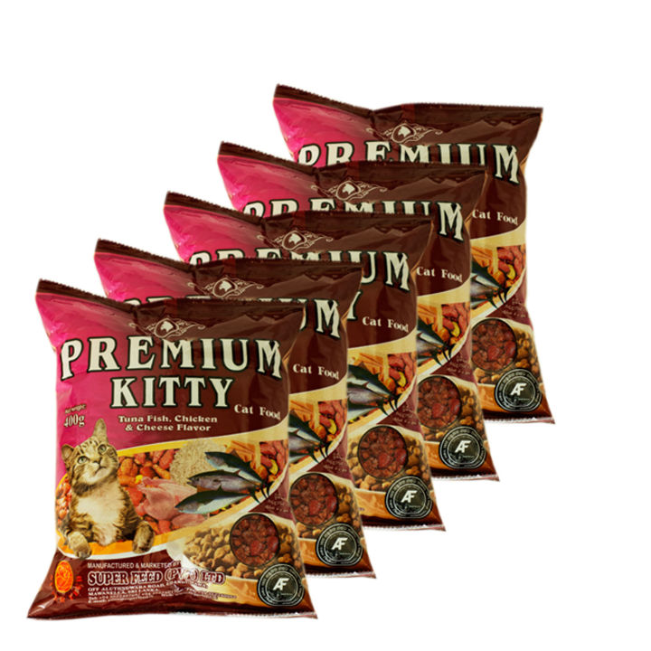 Premium Kitty Cat Food For Cats -400g (5 Packets) | Daraz.lk