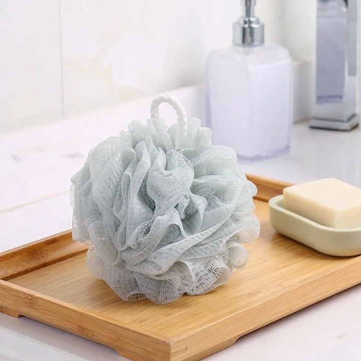 Soft Body Scrubber Shower Brush Mesh Bath Bubble Ball Back Exfoliating Scrub Exfoliator Foaming Sponge Skin Cleaner Bathing Tool Daraz.lk
