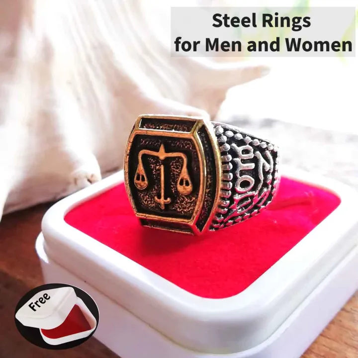Steel Ring for Women Rings for Men Rich Look rings for girls and rings ...