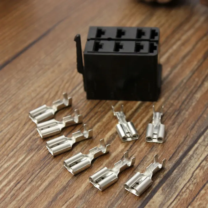 【0504qicheneisijian11824】 Spade Terminals 1 Dash Rocker Switch Socket ...