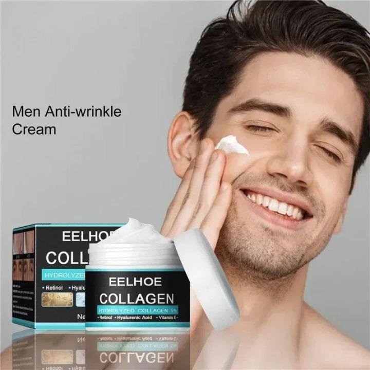 Men's Collagen Anti Wrinkle Creams Hyaluronic Acid Skin Firming Fade ...