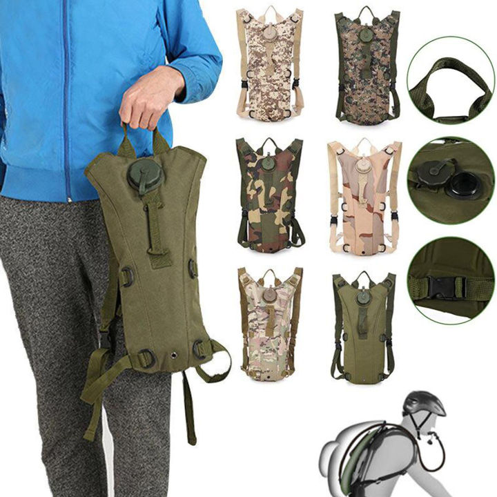 Hydration Pack Hydration Backpack with 3L Water Bladder, Leak-Proof ...