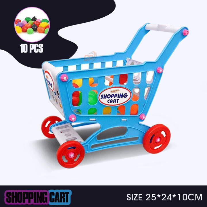 Kids Shopping Cart Children Play Brain Development Super Market Cart ...