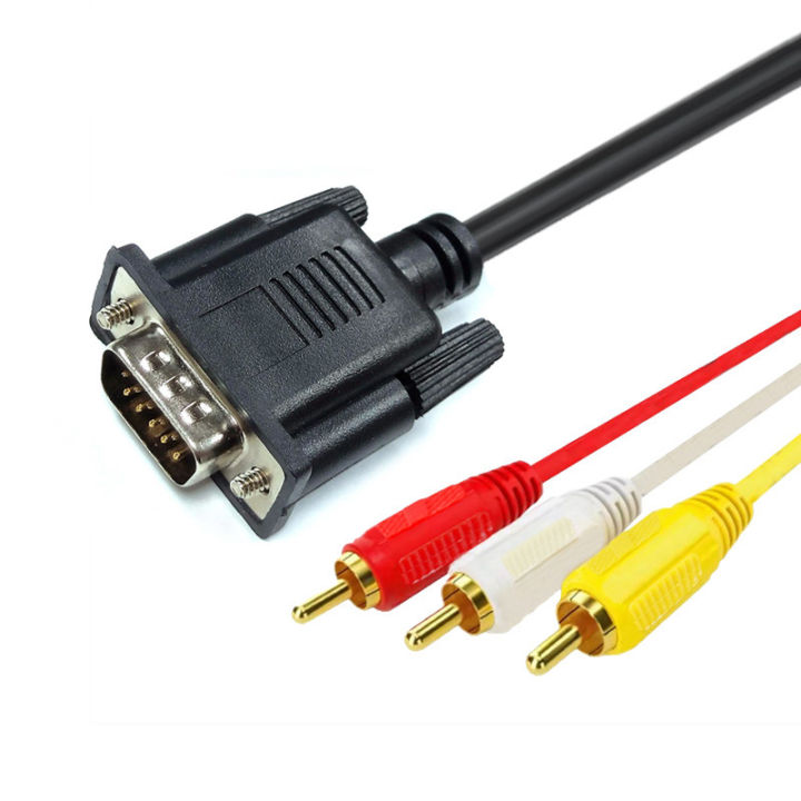 VGA to 3RCA Cable – High-Quality Video Converter Cable for PC & TV ...