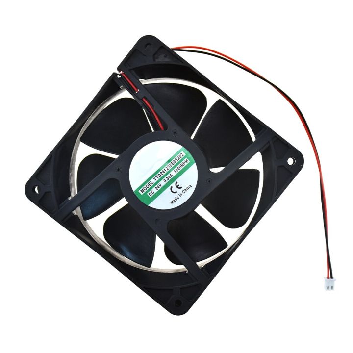 12Cm Welding Cooling 0.30A Ytd241238S03202 2Pin Machine Fan 24V Cooler ...