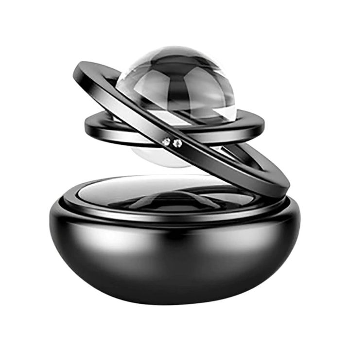 Car Dashboard Solar Metal Ring With Fragrance Black Colour | Daraz.lk