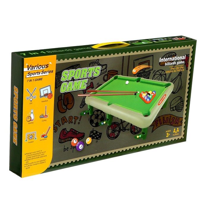 Billiards Multi - game set 4059 | 7 in 1 billiards game | I3 | Daraz.lk