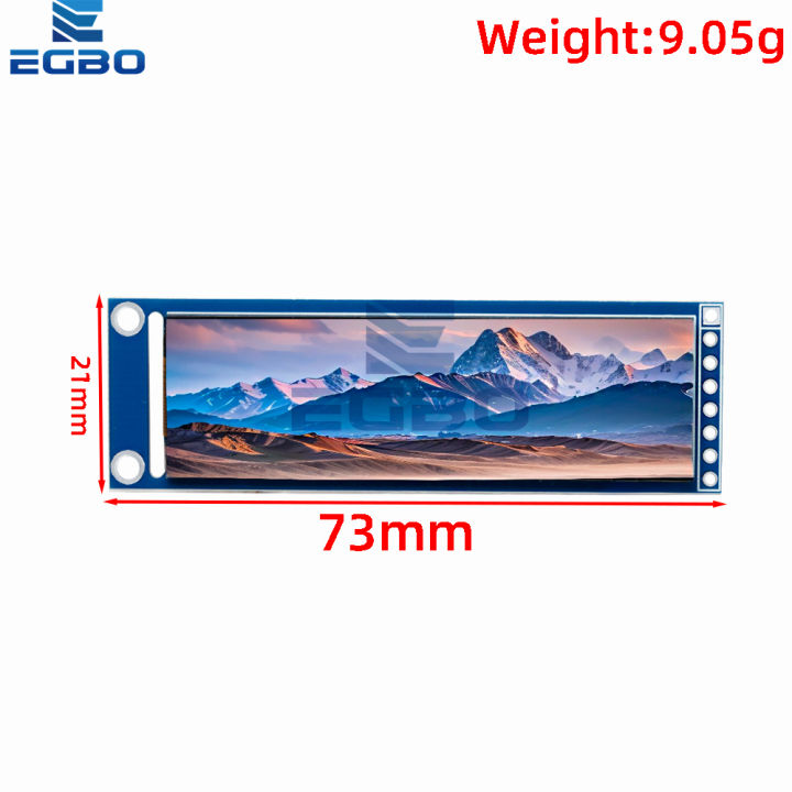 2.25-inch TFT LCD ST7789 small screen 76*284 module LCD full view SPI ...