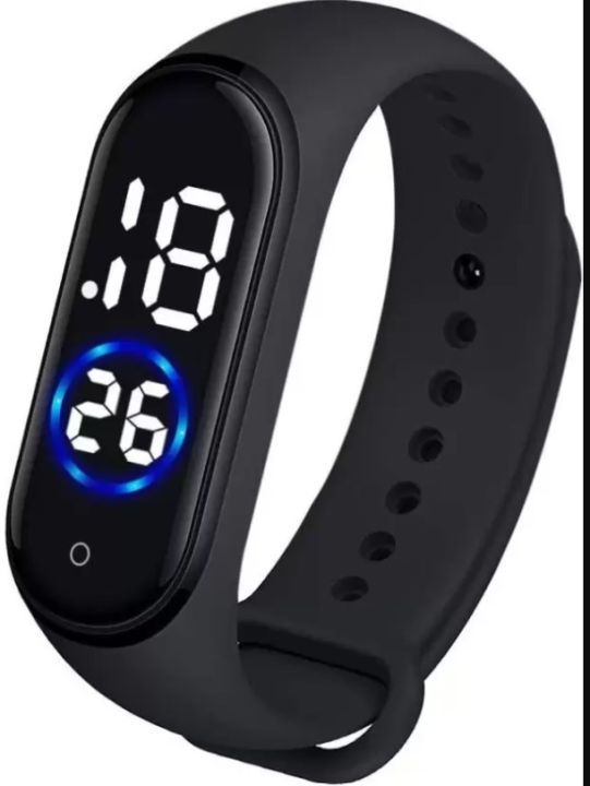 Touch Screen digital Waterproof led watch-Black | Daraz.lk
