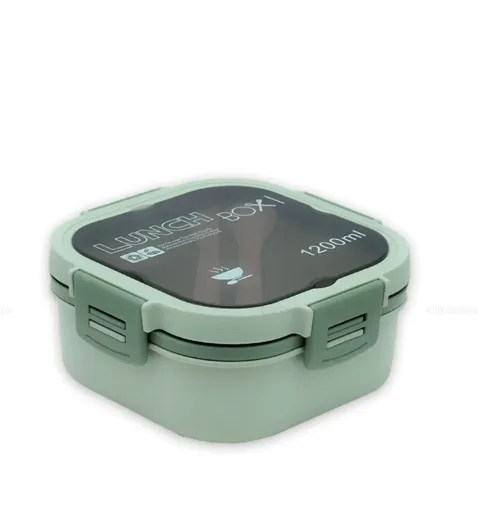 YAKADA SQR TOP CORNER CLEAR 1000ML LUNCH BOX | Daraz.lk