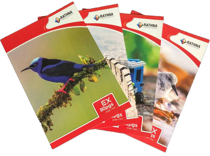 Exercise Books Rathna Single Ruled A5 80 Pages Bundle - 10 Books (A5 ...