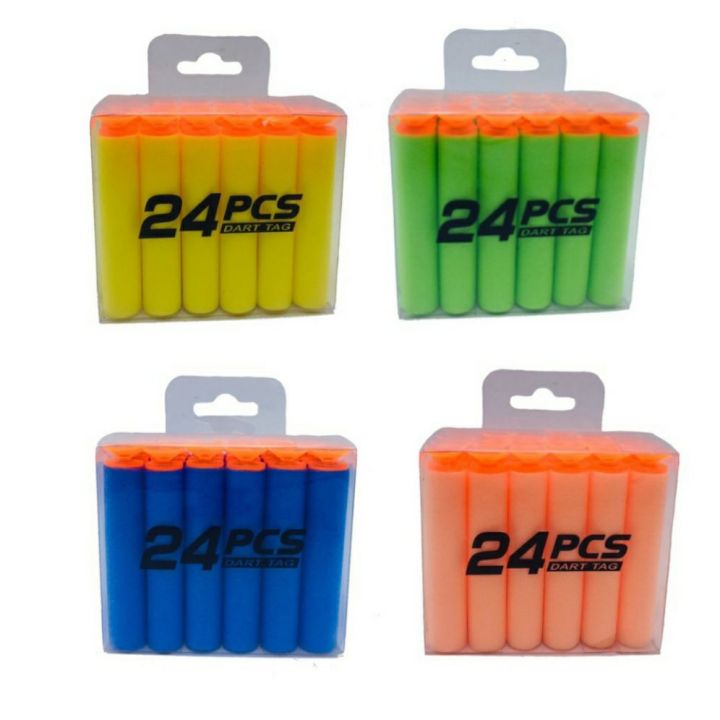 24 Pcs Soft Bullets Pack for Soft Bullet Guns - Nerfs Guns by ZinZen ...
