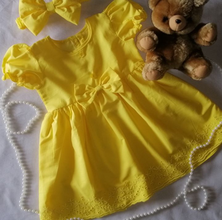 Cutlawn border design frocks for your little angle | Daraz.lk