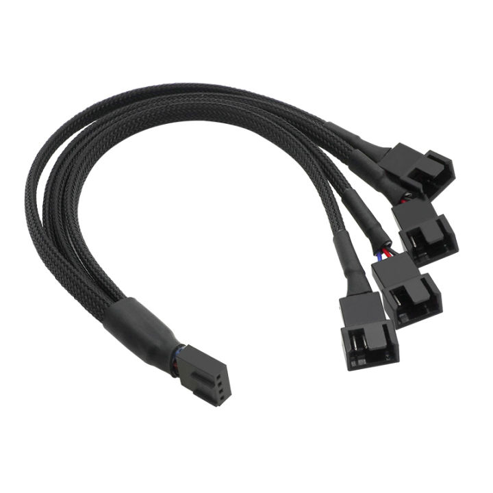 【In-demand】 Pwm Fan Splitter 4pin Adapter Cable 1 To 1 2 3 4 Computer ...