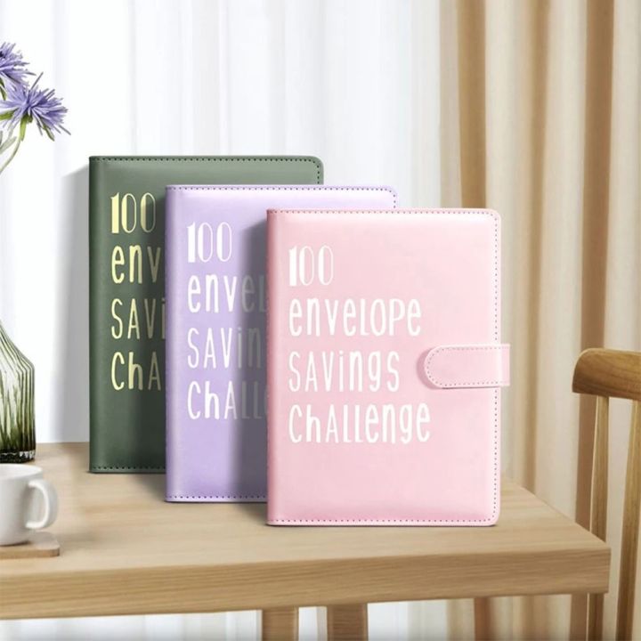 Budget Planner Colorful 100 Envelope Challenge Notebook Cash Budget PU ...