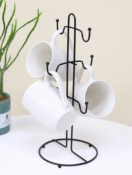 3 Layers Mug Drying Rack Simple Metal Cup Racks Holders | Daraz.lk