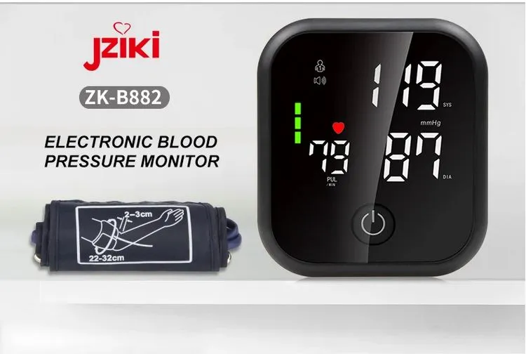 NEW JZIKI Blood Pressure Monitor ARM Model LED Screen With Voice | Daraz.lk