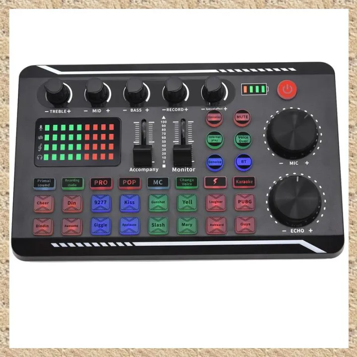 Sound Card Microphone Sound Mixer Sound Card Audio Mixing Console ...