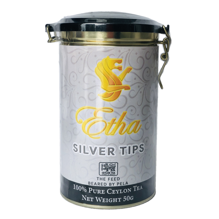 Etha Pure Ceylon Silver Tips Tea Tin 50g | Premium Ceylon Premium ...