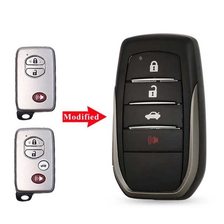 Modified Fob 4 Button Key Shell For Prado, Landcruiser | Daraz.lk