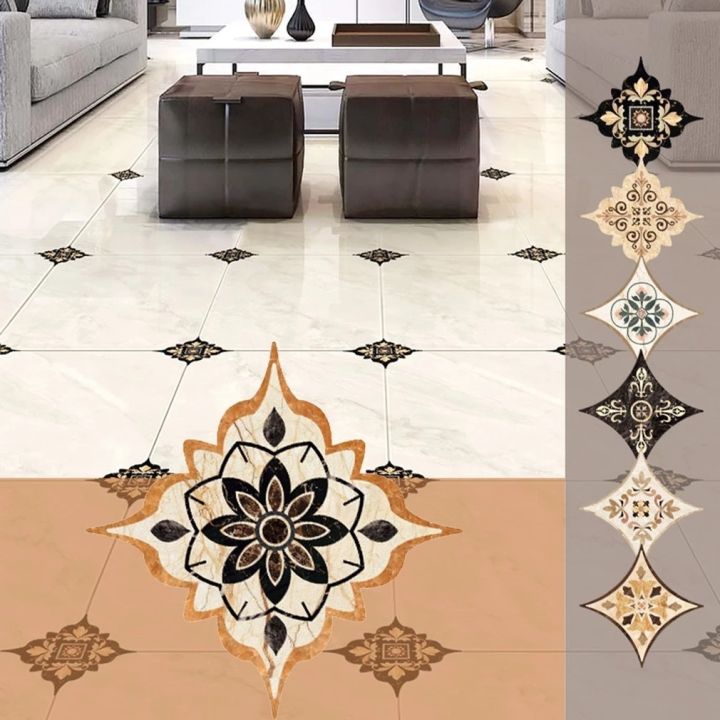 Floor Tiles Diagonal Stickers, Decorative Sticker With Beautiful Seam ...