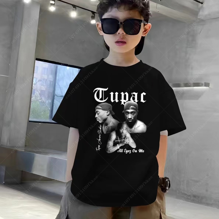 Tupac 2pac Rapper Thug Life Hip Hop Fashion Kids T-shirt Baby Boys ...