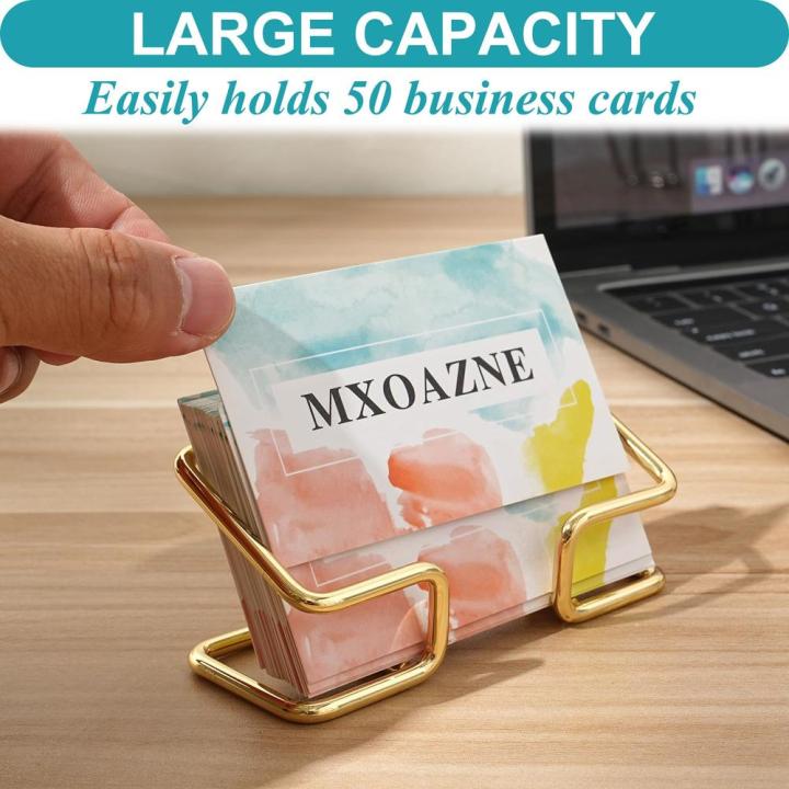 Business Card Display Rack Desktop Business Card Holder Modern Business ...