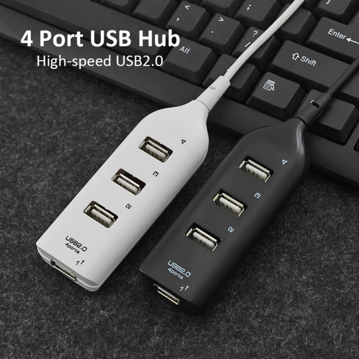 High Speed Universal USB Hub 4 Port USB 2.0 Hub with Cable Mini Hub ...