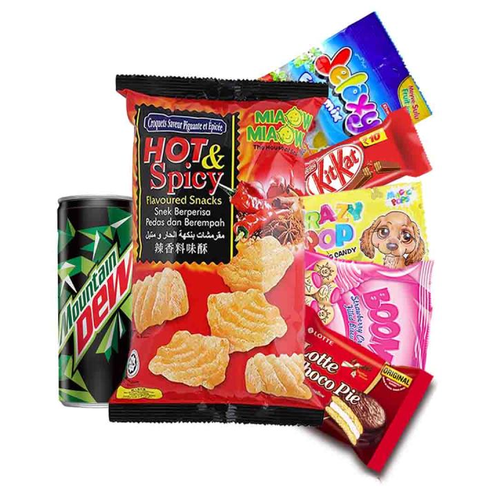 Mr.Affordable Bundle for Tea Breaks ; Miaow Miaow Prawn Cracker ...