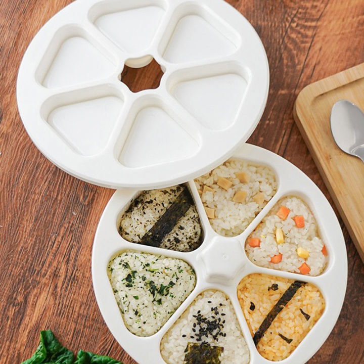 DIY Sushi Mold Lunch Triangle Rice Ball Lunch Box Onion Rice Ball Food ...