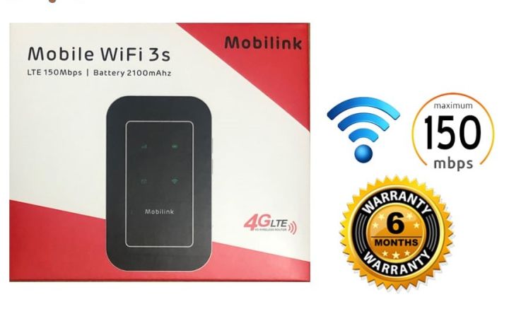 Mobilink WIfi 3S 3G/4G Hotspot Router 150Mb/s | Daraz.lk