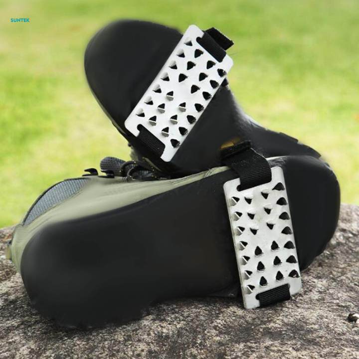 Shoe Spikes Traction Cleats Ice Crampons Spikes Winter Shoe Crampons ...