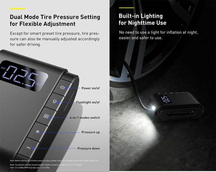 BaseusA Dynamic Eye Inflator Pump | Daraz.lk