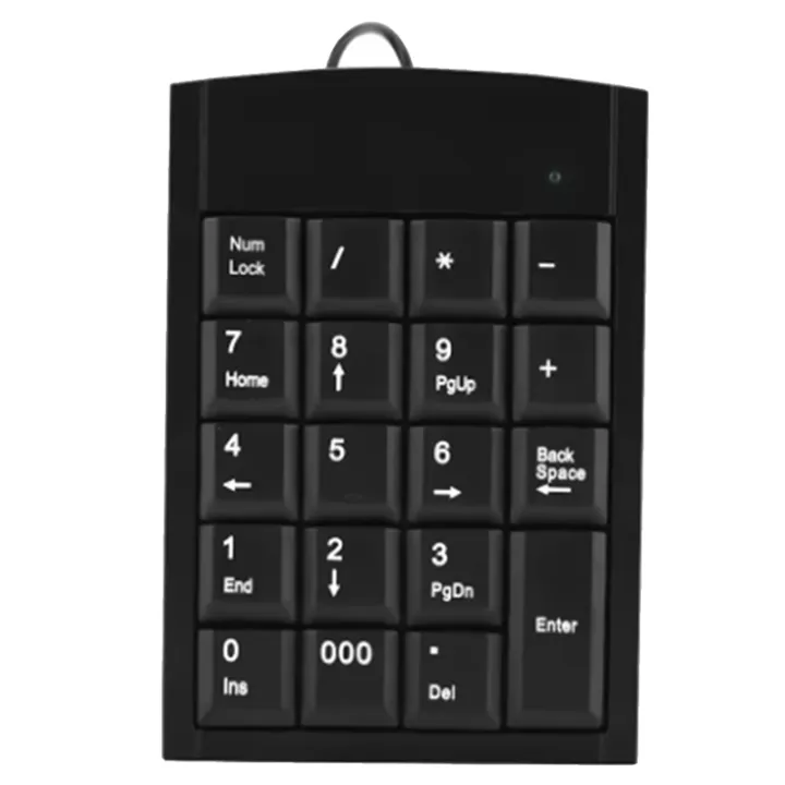 FORIDE Number Keyboards Numeric Keyboard Numeric Keypad Portable Mini USB Numeric Keypad Number ...