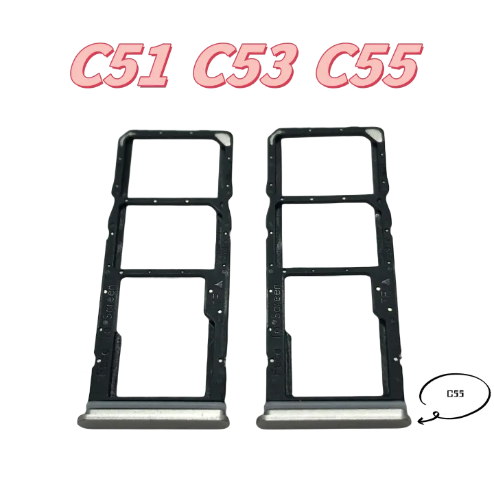 For OPPO Realme C51 C53 C55 SIM Card Tray Slot Holder Adapter Socket ...