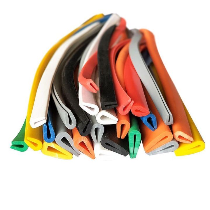 1M Rubber U Strip Edge Shield Encloser Bound Glass Metal Wood Panel ...