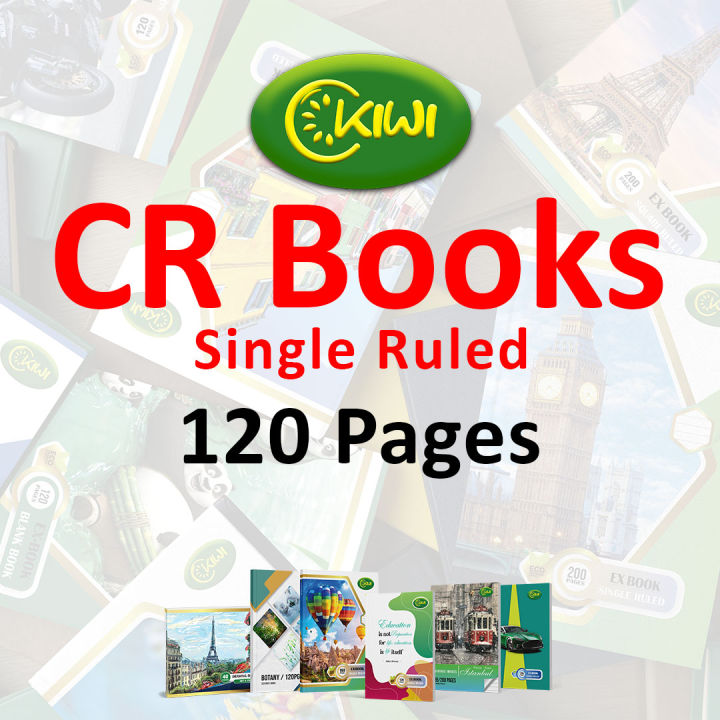 KIWI Single Ruled CR Books, 120 Pages | Daraz.lk
