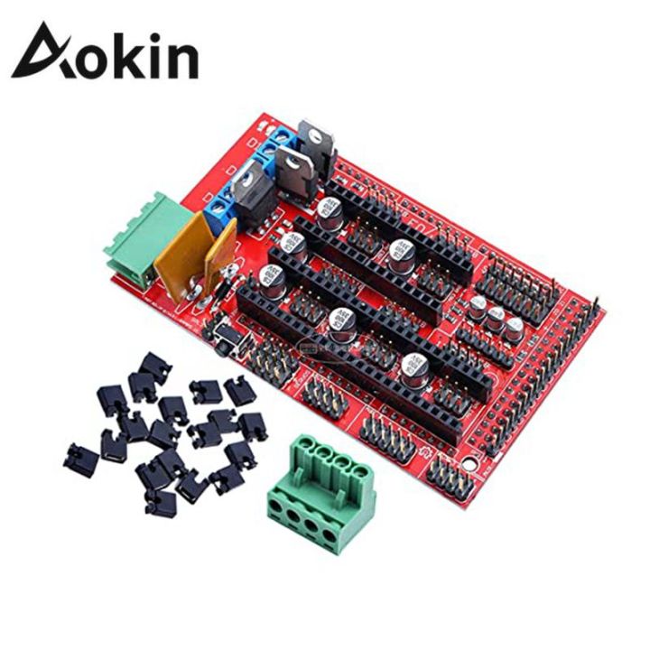 Aokin RAMPS 1.4 Control Panel 3D Printer Control Board For Arduino 2560 ...